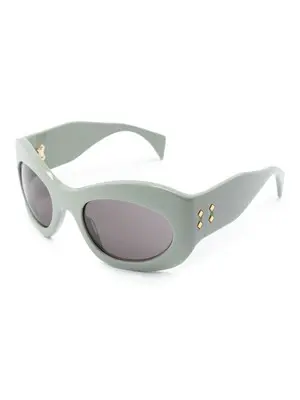 Gucci Oval Frame Sunglasses