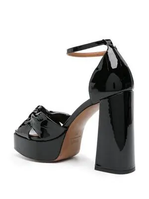 Maje 115mm Leather Platform Sandals