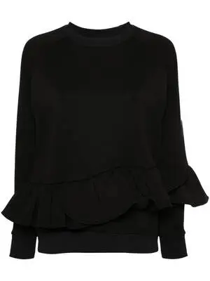 Ioana Ciolacu Ruffle Sweatshirts Hoodies For Women
