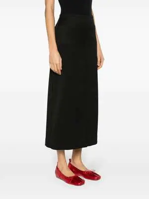 MAISON MARGIELA High-waist Twill Midi Skirt