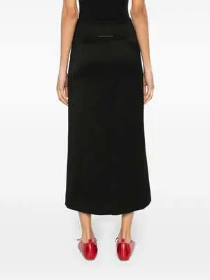MAISON MARGIELA High-waist Twill Midi Skirt