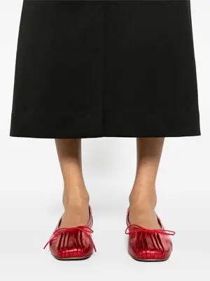 MAISON MARGIELA High-waist Twill Midi Skirt