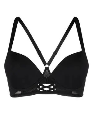 Marlies Dekkers Euphoria Lace-up Push-up Bra - Black