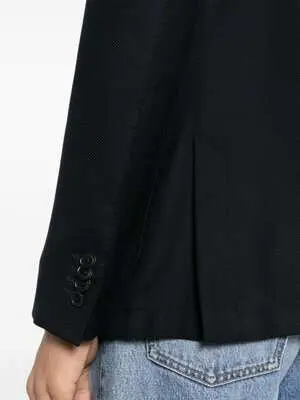 Zegna Single-breasted Wool Blazer - Blue
