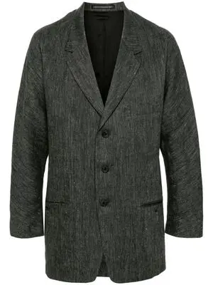 Yohji Yamamoto W-raglan Linen Blazer