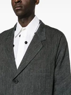 Yohji Yamamoto W-raglan Linen Blazer