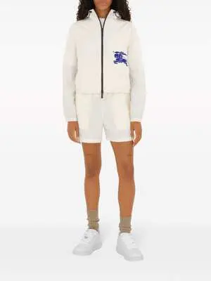 Burberry Equestrian Knight Cropped Jacket - Neutrals
