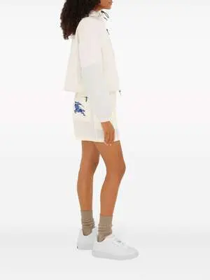 Burberry Equestrian Knight Cropped Jacket - Neutrals