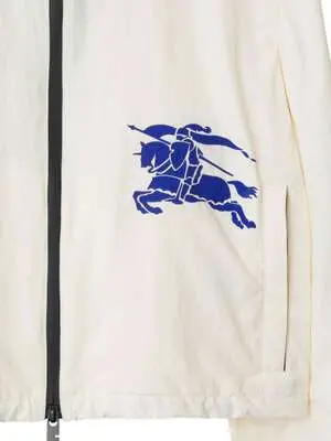 Burberry Equestrian Knight Cropped Jacket - Neutrals