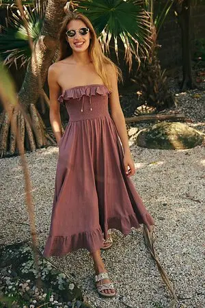 chinese dress ladies Free People Presley Midi Dress main image 0