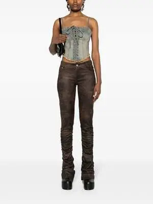 MISBHV Lara Denim Corset Top