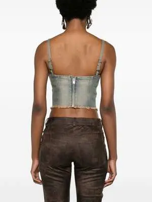 MISBHV Lara Denim Corset Top