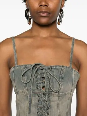MISBHV Lara Denim Corset Top