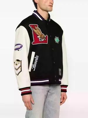 LANVIN Logo-patch Varsity Jacket