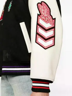 LANVIN Logo-patch Varsity Jacket