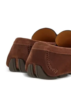 FERRAGAMO Gancini Loafers - Brown