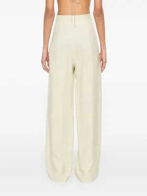 Philosophy Di Lorenzo Serafini Chambray Pleated Straight Trousers