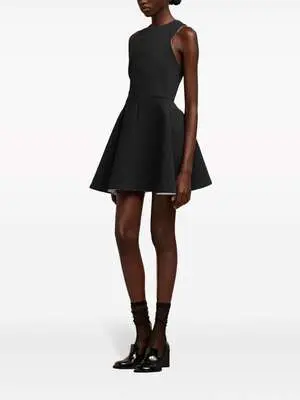AMI Paris Sleeveless Virgin Wool Mini Dress - Black