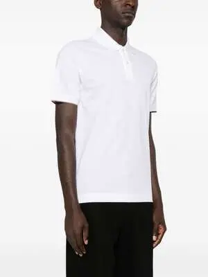 BOSS Short-sleeve Cotton Polo Shirt - White