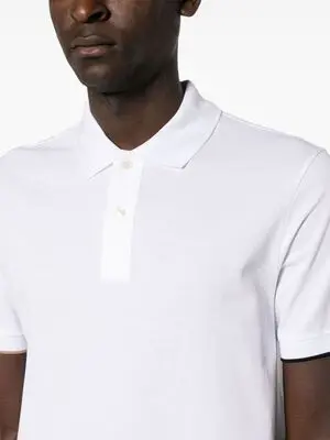 BOSS Short-sleeve Cotton Polo Shirt - White