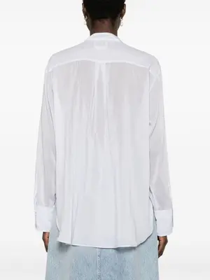 FORTE_FORTE Ruffled Long-sleeve Blouse