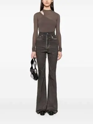 Rick Owens Bolan High-rise Bootcut Jeans