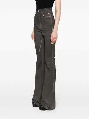 Rick Owens Bolan High-rise Bootcut Jeans