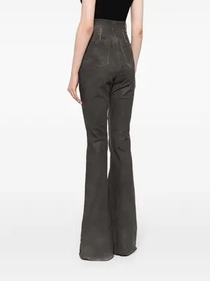Rick Owens Bolan High-rise Bootcut Jeans