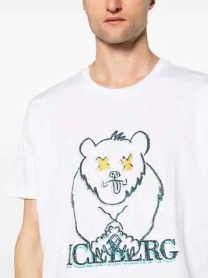 Iceberg Graphic-print Cotton T-shirt