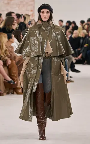 CHLOÃ© Ruffled Organic Silk Blouse