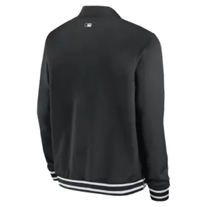 Nike Pittsburgh Pirates Authentic Collection Mlb Full-zip Bomber Jacket
