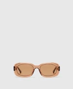 Stella McCartney Chunky Oval Sunglasses - Rose Beige Pink