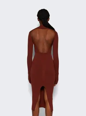 Rick Owens Fitted Column Midi Dress