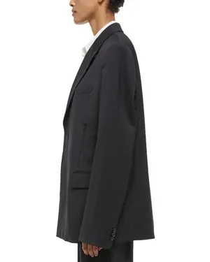 Helmut Lang Wool Star Collar Car Blazer