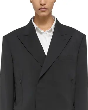 Helmut Lang Wool Star Collar Car Blazer