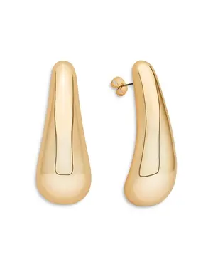 Ettika Metal Drop Earrings - Gold