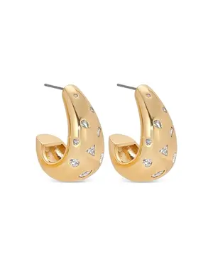 Ettika Mixed Shape Hoop Earrings