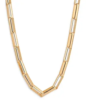 Ettika Rectangular Link Chain Necklace - Gold