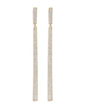 Ettika Gramercy Linear Drop Earrings - Gold