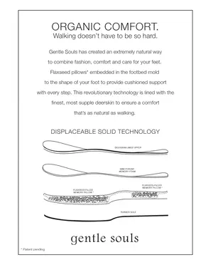 KENNETH COLE Gentle Souls Lily Moon Leather Wedge Flats