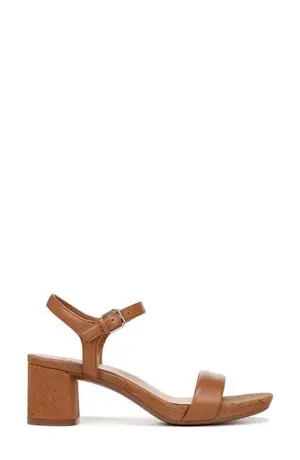 Naturalizer Izzy Ankle Strap Sandal - English Tea Leather