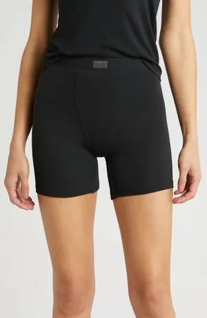Lunya Rib Modal Boyshorts - Immersed Black