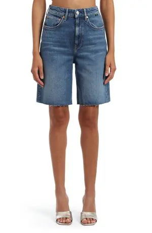MAVI Selina Cutoff Bermuda Denim Shorts