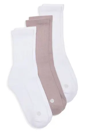 Zella 3-pack Crew Socks - Purple Dove