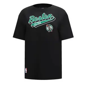 PRO STANDARD Boston Celtics Script Boyfriend T-shirt