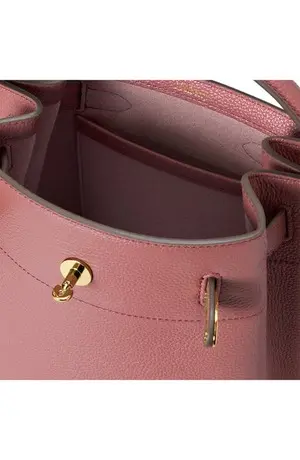 Mulberry Islington Leather Bucket Bag - Pink Scrumpy