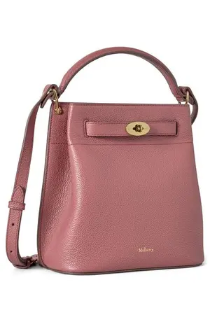 Mulberry Islington Leather Bucket Bag - Pink Scrumpy