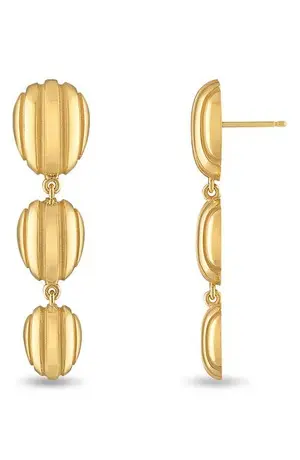 PAMELA ZAMORE Eos Triple Oval Drop Earrings
