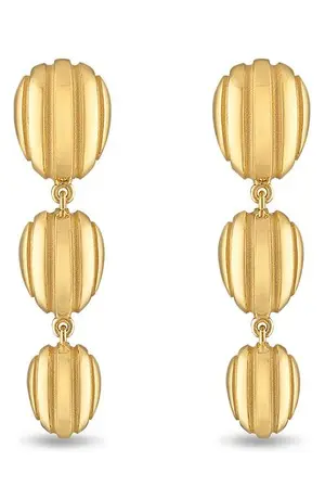 PAMELA ZAMORE Eos Triple Oval Drop Earrings