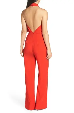 Lulus Moment For Life Halter Jumpsuit